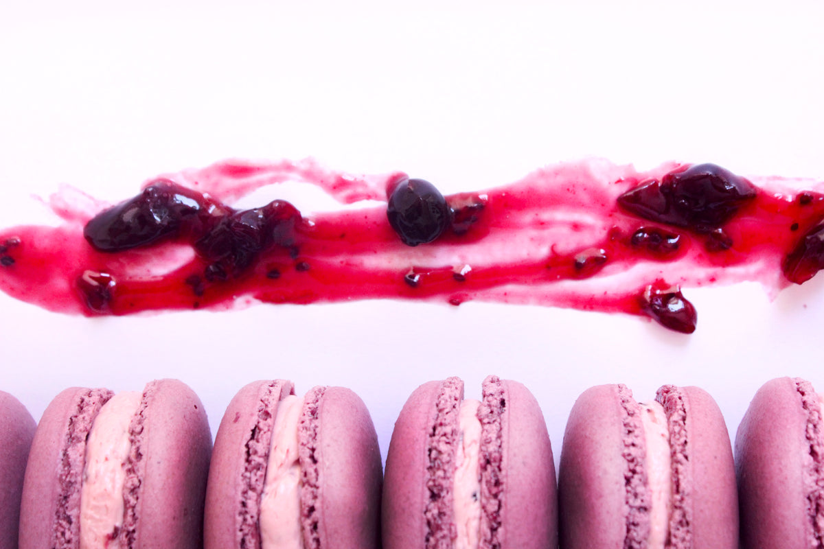 Black Currant Macarons – Kitchening & Co. Fine Foods Ltd.